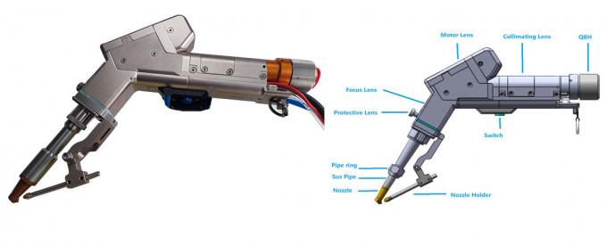1500W Mini Robot Handheld Laser Welding Machine With Single Motor