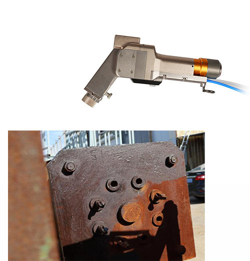 50mm Laser Beam Laser Cleaning Head Gun Handheld For Derusting Industry