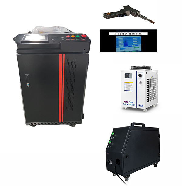 2000w Small Size Handheld Metal Welding Machine With Double Motor