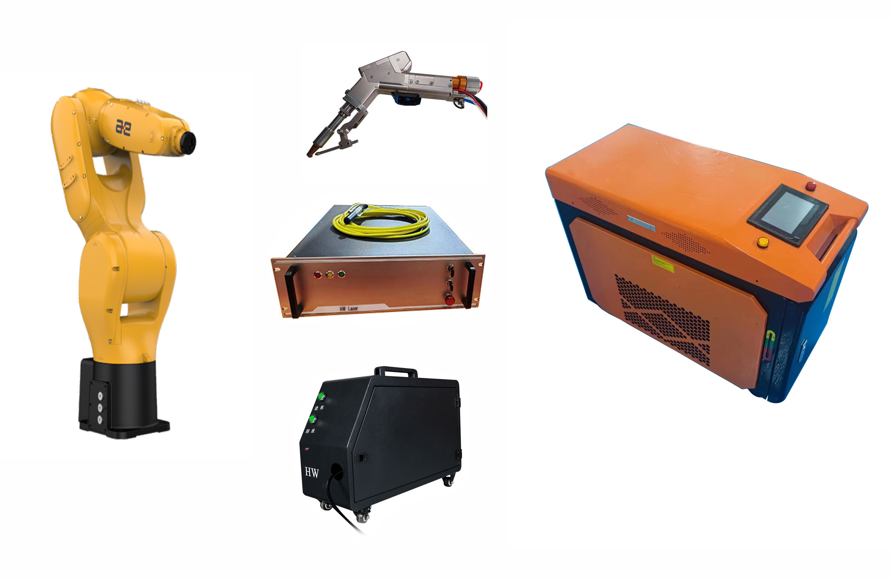 1500W Mini Robot Handheld Laser Welding Machine With Single Motor