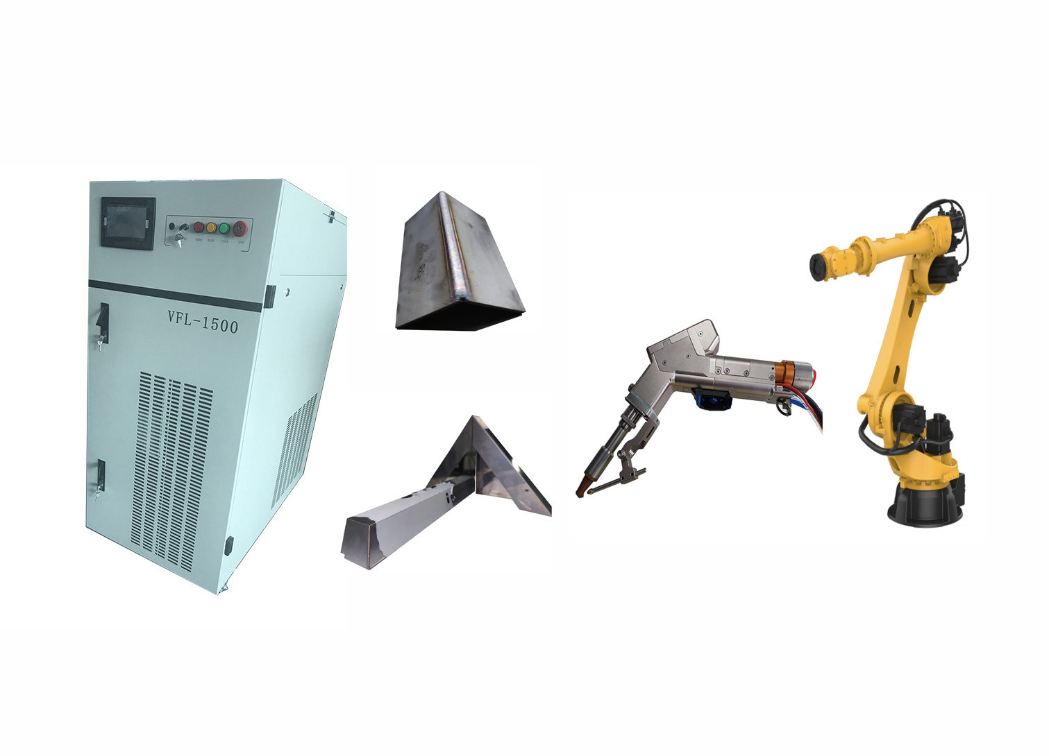 Integrated Handheld Laser Welding Machine , 1500 Watt Laser Welder With ...