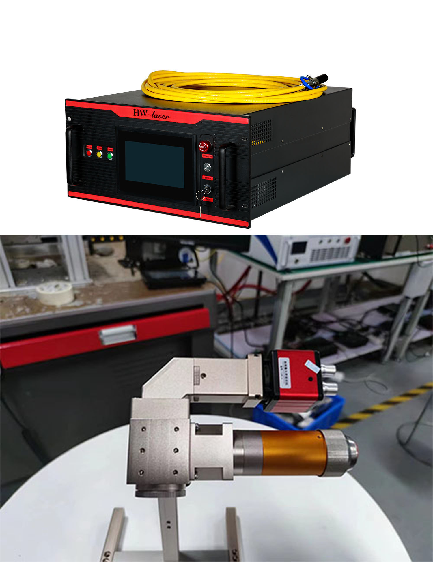 QCW Laser Metal Laser Welding Machine 1070nm with Pulser Peak Power