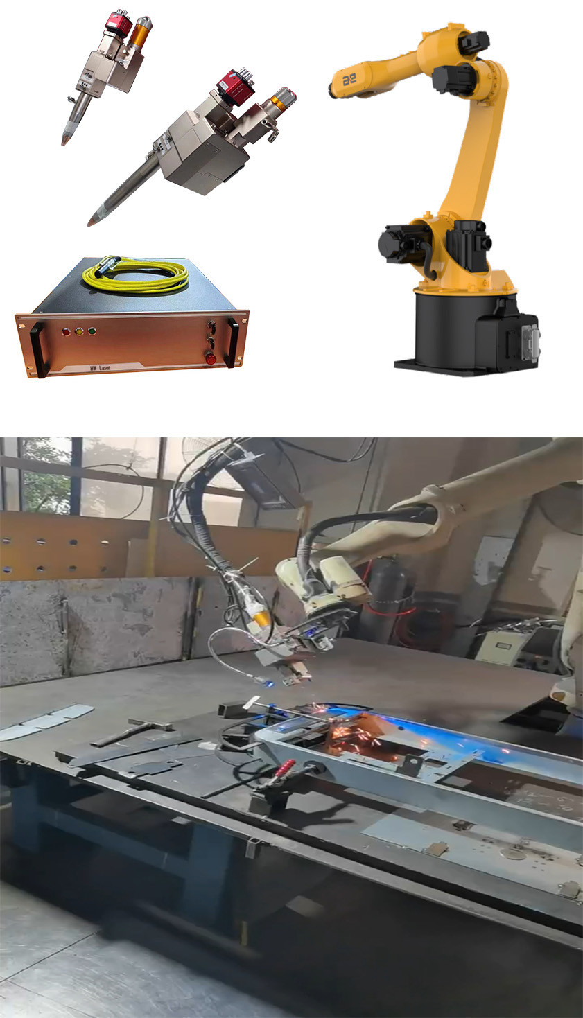 Robot Laser Industrial Laser Welding Machine High Speed For Automotive ...