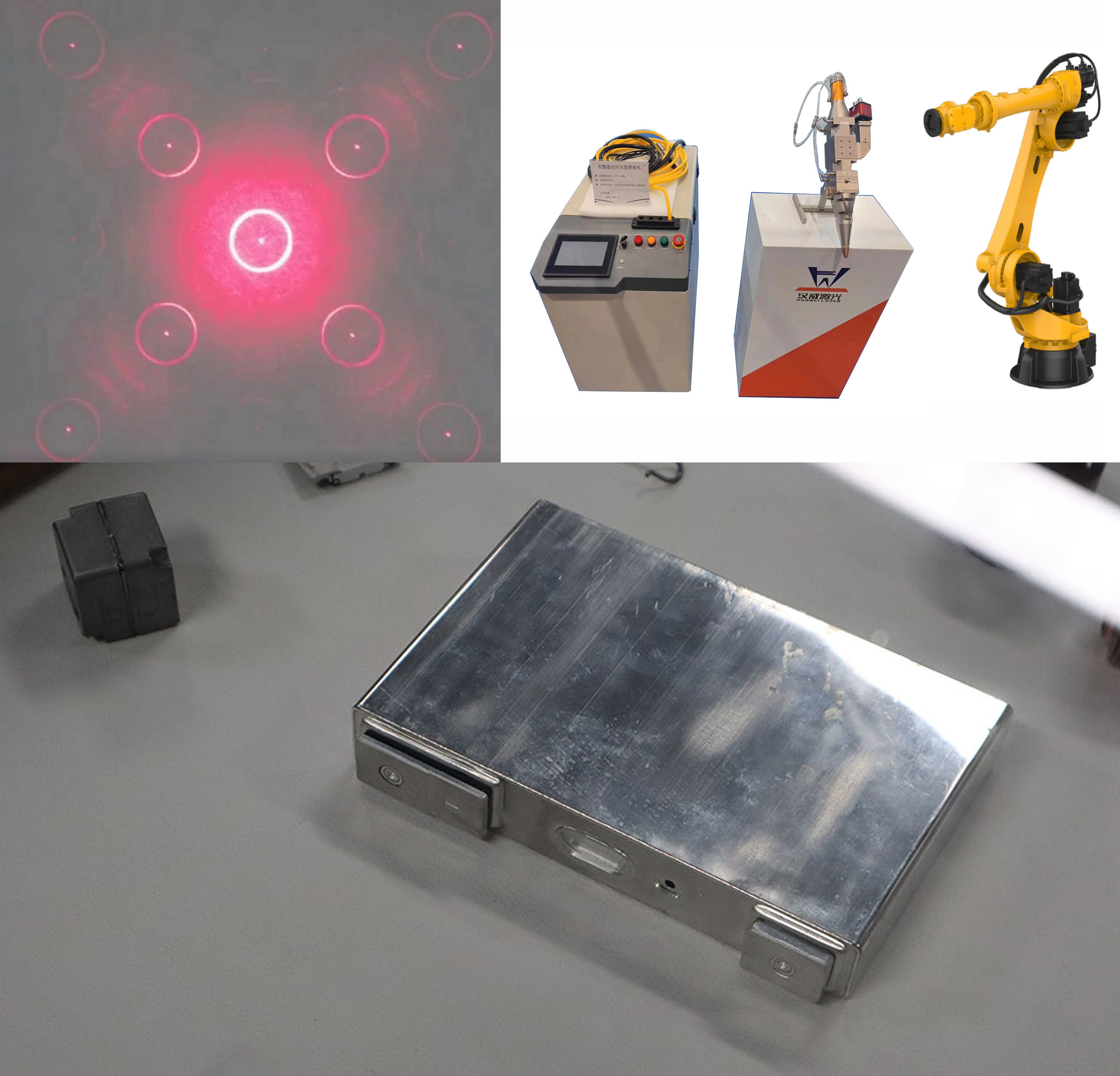 Adjustable Mode Beam Aluminium Laser Welding Machine High Speed 6000w