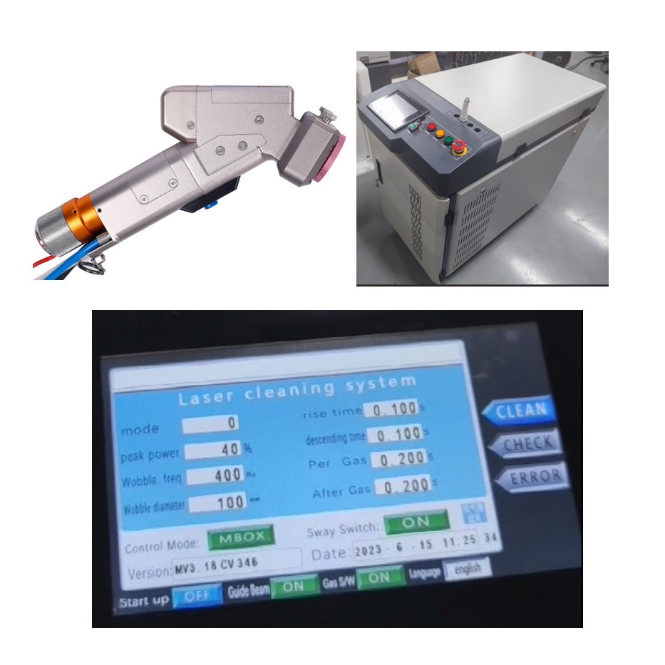 1500W Handheld Single Motor Laser Cleaning Machine with 0-300mm ...
