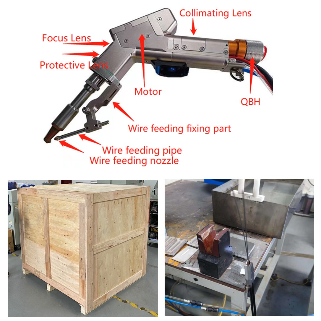 1500W Handheld Single Motor Laser Welding Machine with 4mm Stainless ...